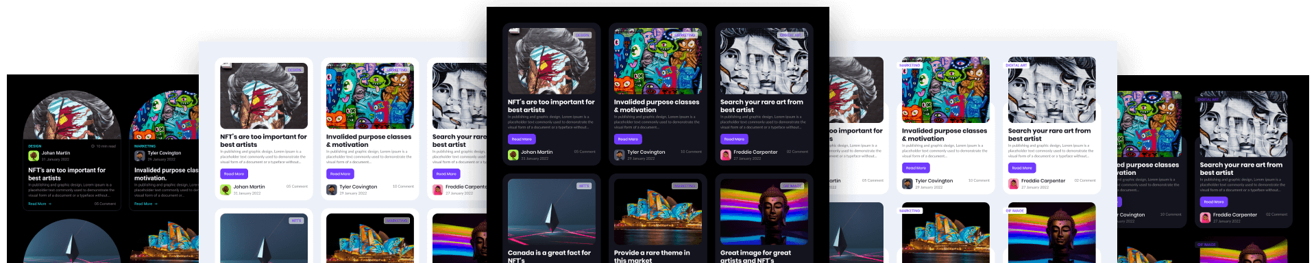 Blogsqode - WP Post Design Preview Page