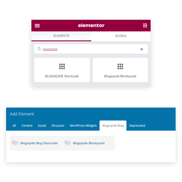 Blogsqode - WP Post Design Preview Page